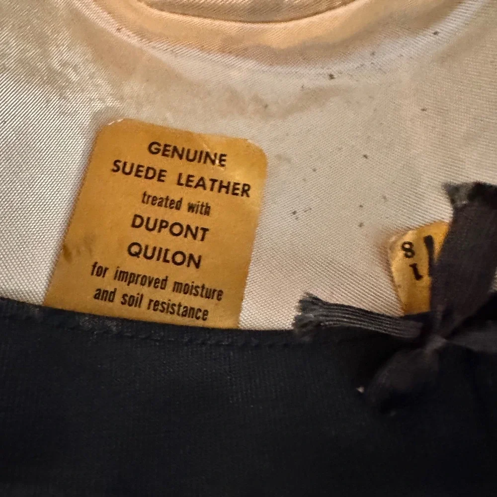 Sears | Accessories | Rare Vintage Sears Mens Brown Suede Leather ...